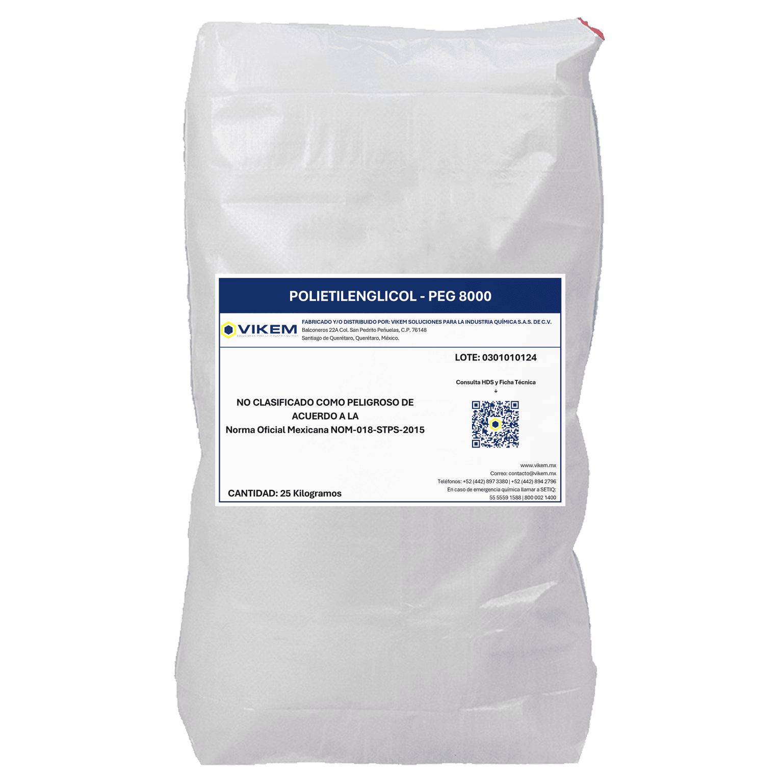 Polietilenglicol - PEG 8000 - VIKEM