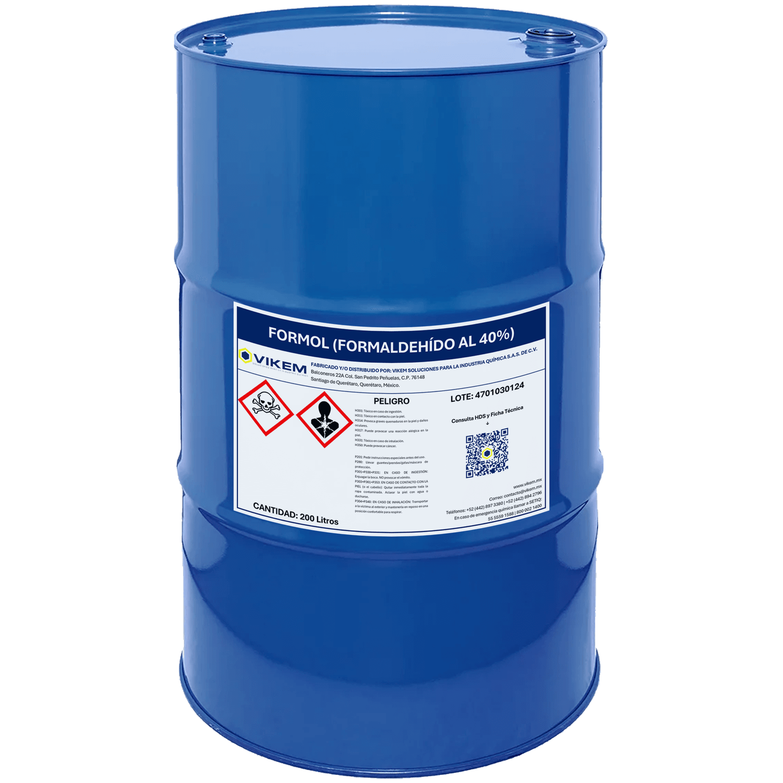 Formol (Formaldehído Al 40%) - VIKEM