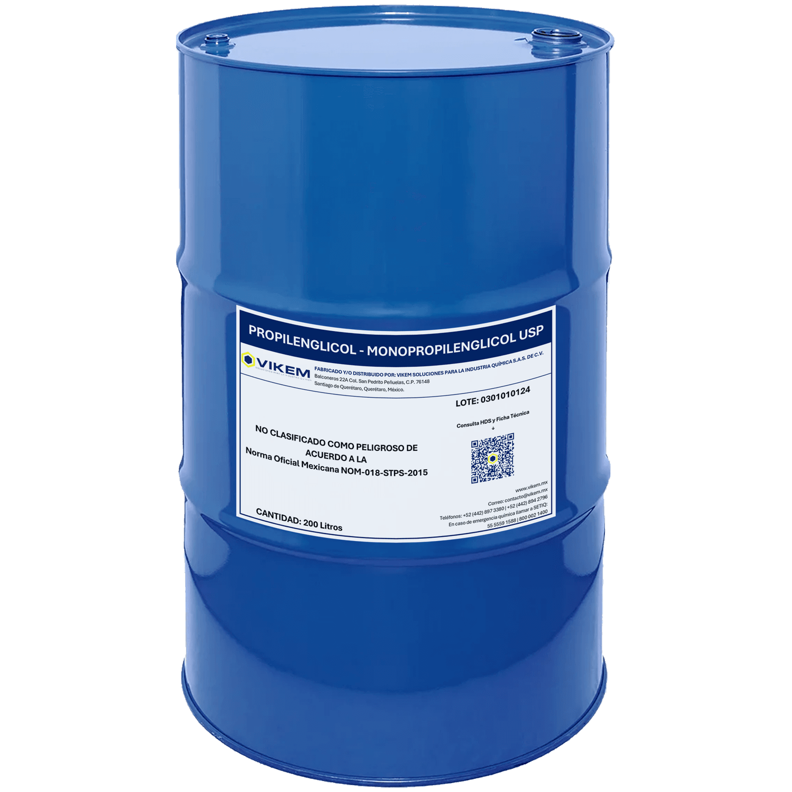 Propilenglicol - Monopropilenglicol USP - VIKEM